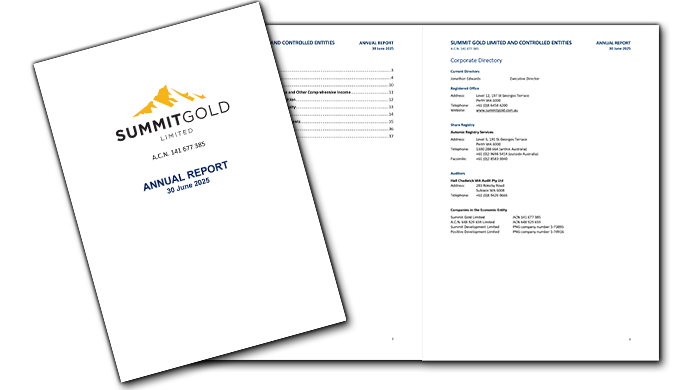 Summit Gold Ltd